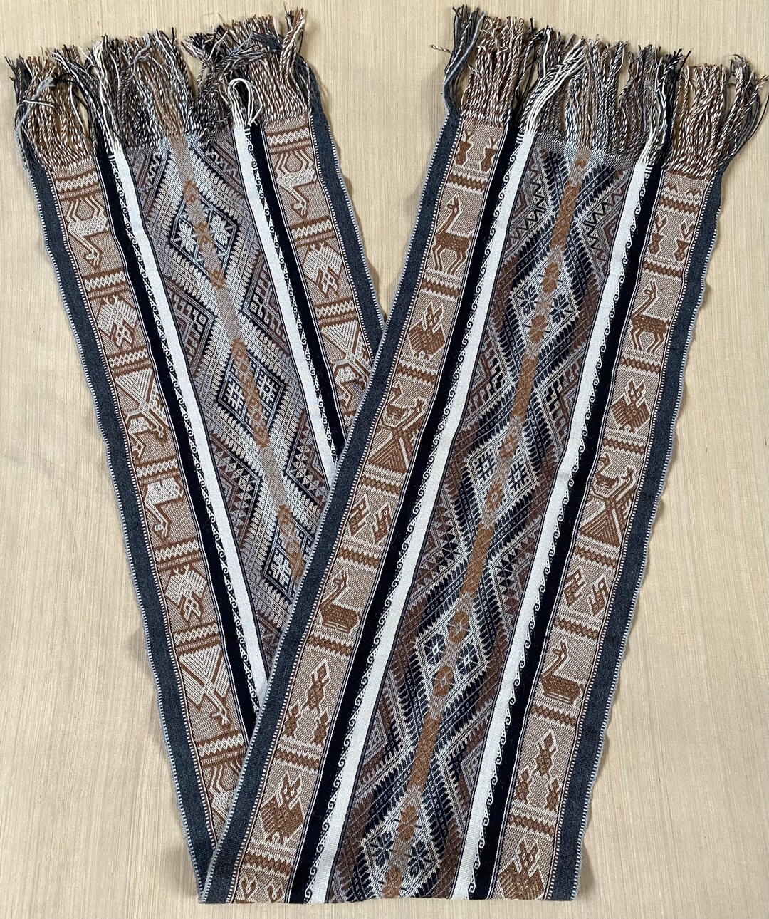 100% Natural Alpaca Peruvian Rebozo Cloth | Peruvian Textile Made in ...