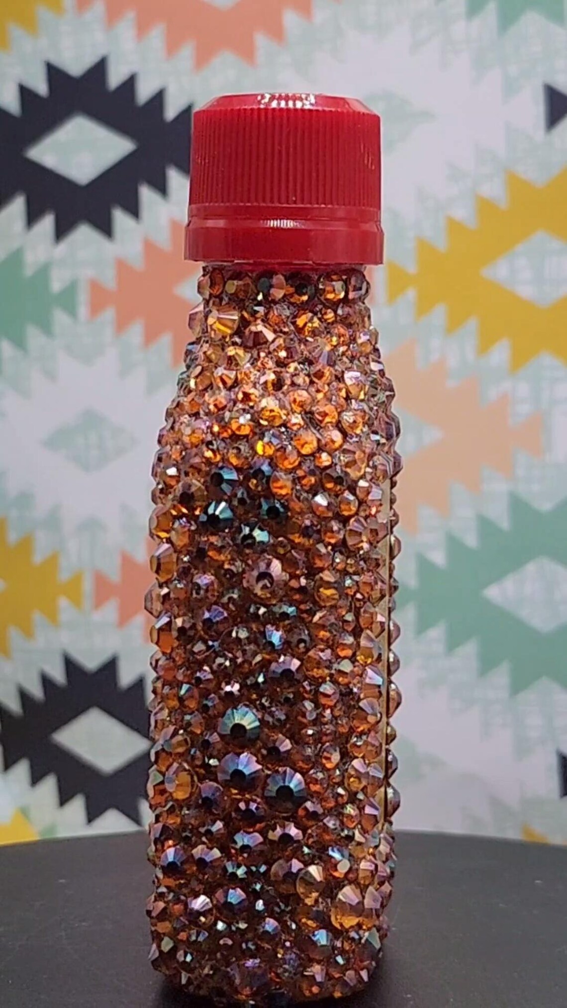 Rhinestone Fireball Cinnamon Whiskey 50ml Empty Bottle Decanter is a ...