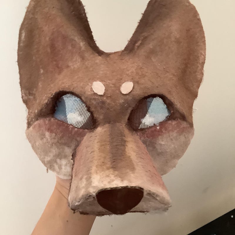 Therian Mask Fennec Fox - Etsy