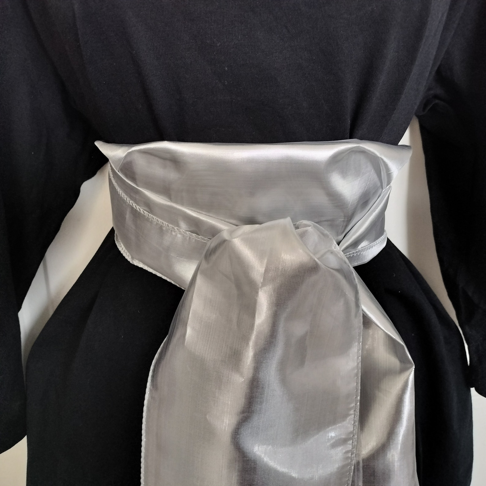 Metallic Waist Sashes, GOLD or SILVER Lame, Praise Dance, Worship , Tie ...