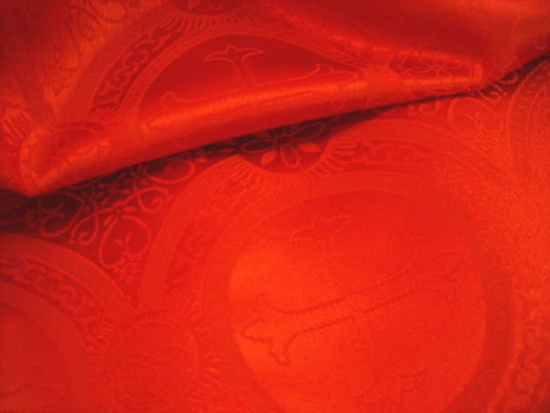 Red CHRISTIAN ALTAR RUNNERS Lined, Crosses, Table Runner, Pulpit ...