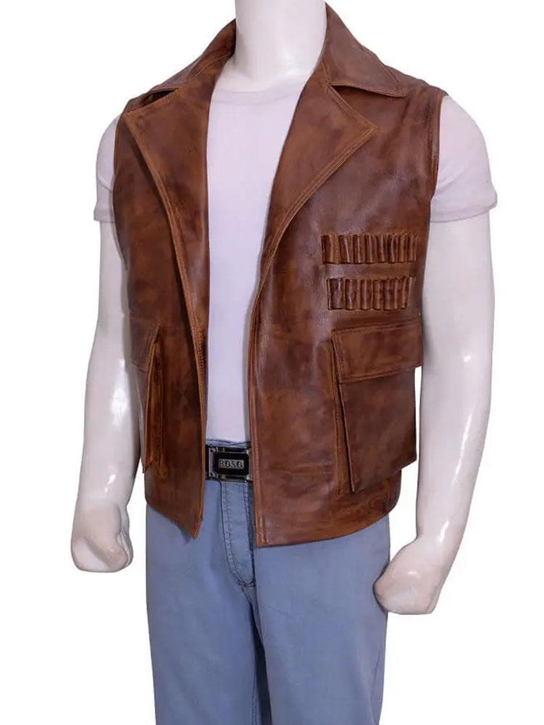 Lambskin Leather Vest Men Leather Jacket Lambskin Blazer Men's Suit ...