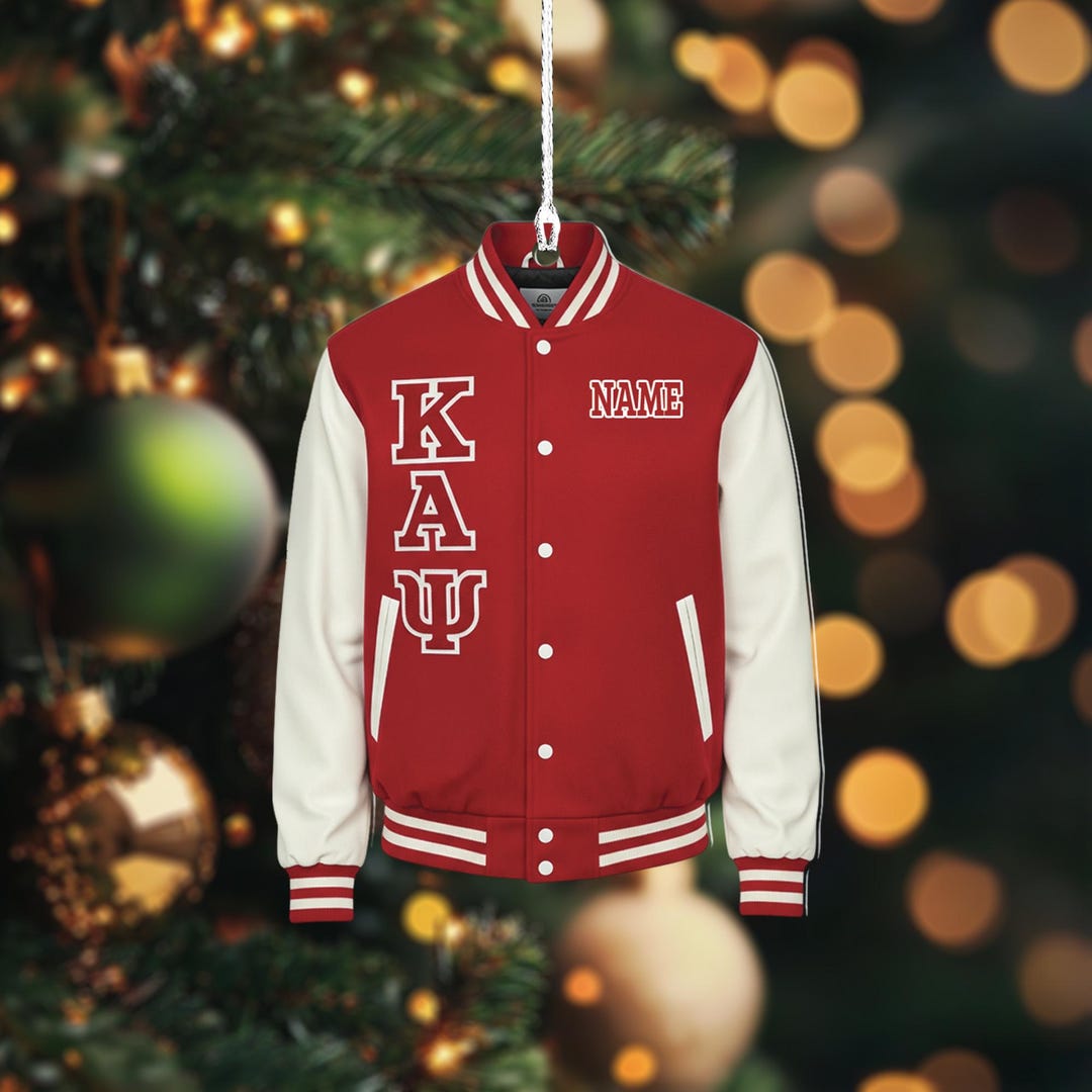 Kappa Alpha Psi Gift 2D Flat Acrylic Ornament, Custom Name Uniform Decor, Graduate Christmas ...
