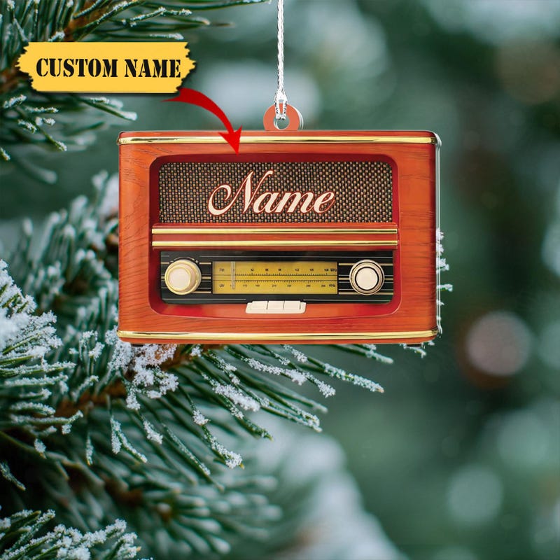 Vintage Radio Ornaments - Etsy