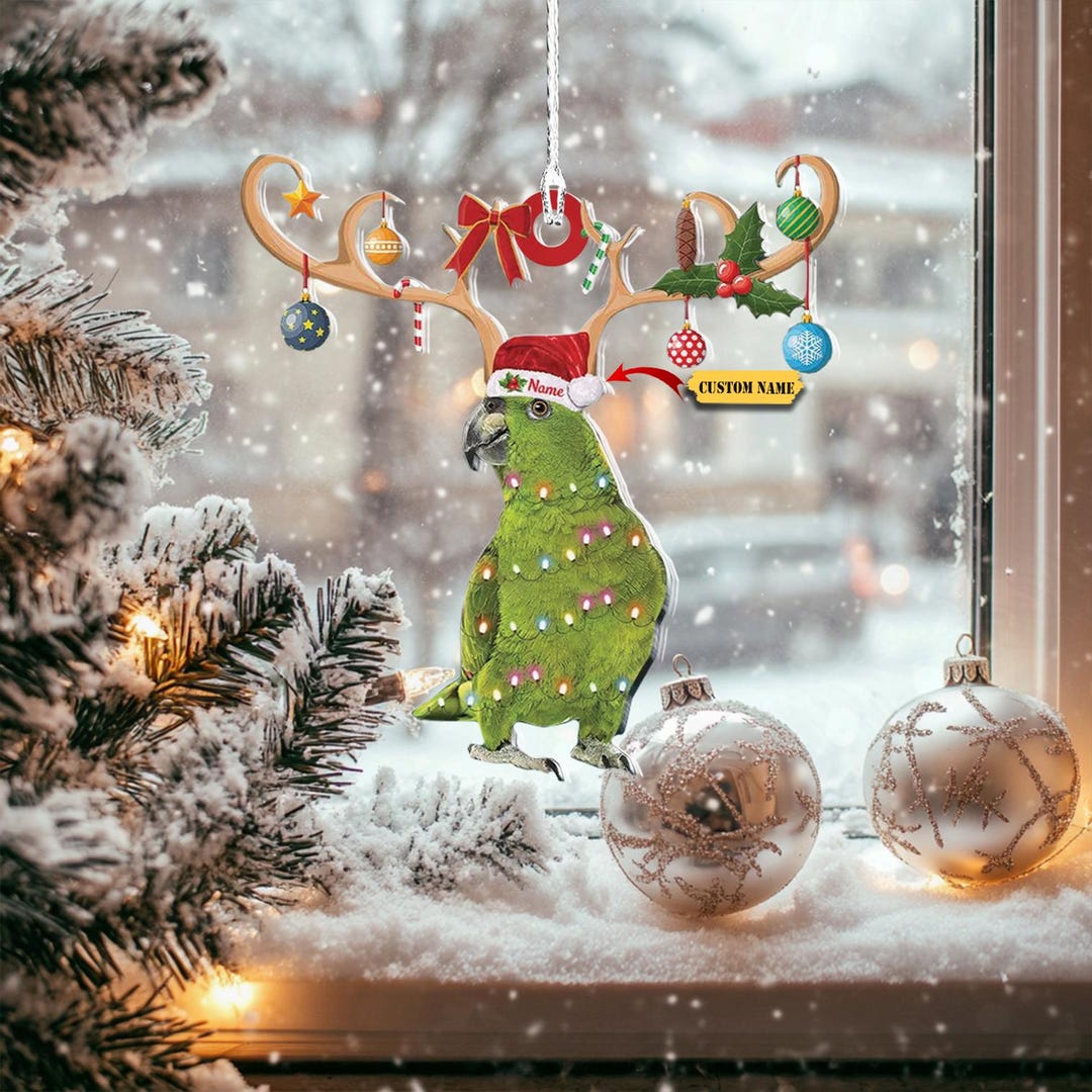 Amazon Parrot Christmas Light Ornament 2D , Parrot Christmas Tree ...
