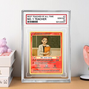 Custom Teacher Appreciation Card, Personalized Desk Plaque, Legendary ...