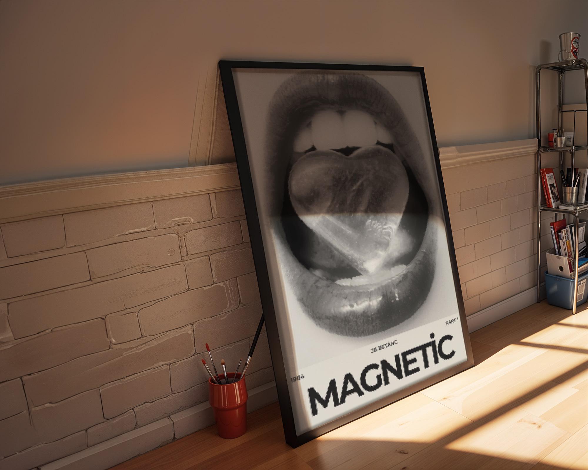 Framed Poster, Modern Wall Decor, Wall Art, Large Format Art, Retro Art ...