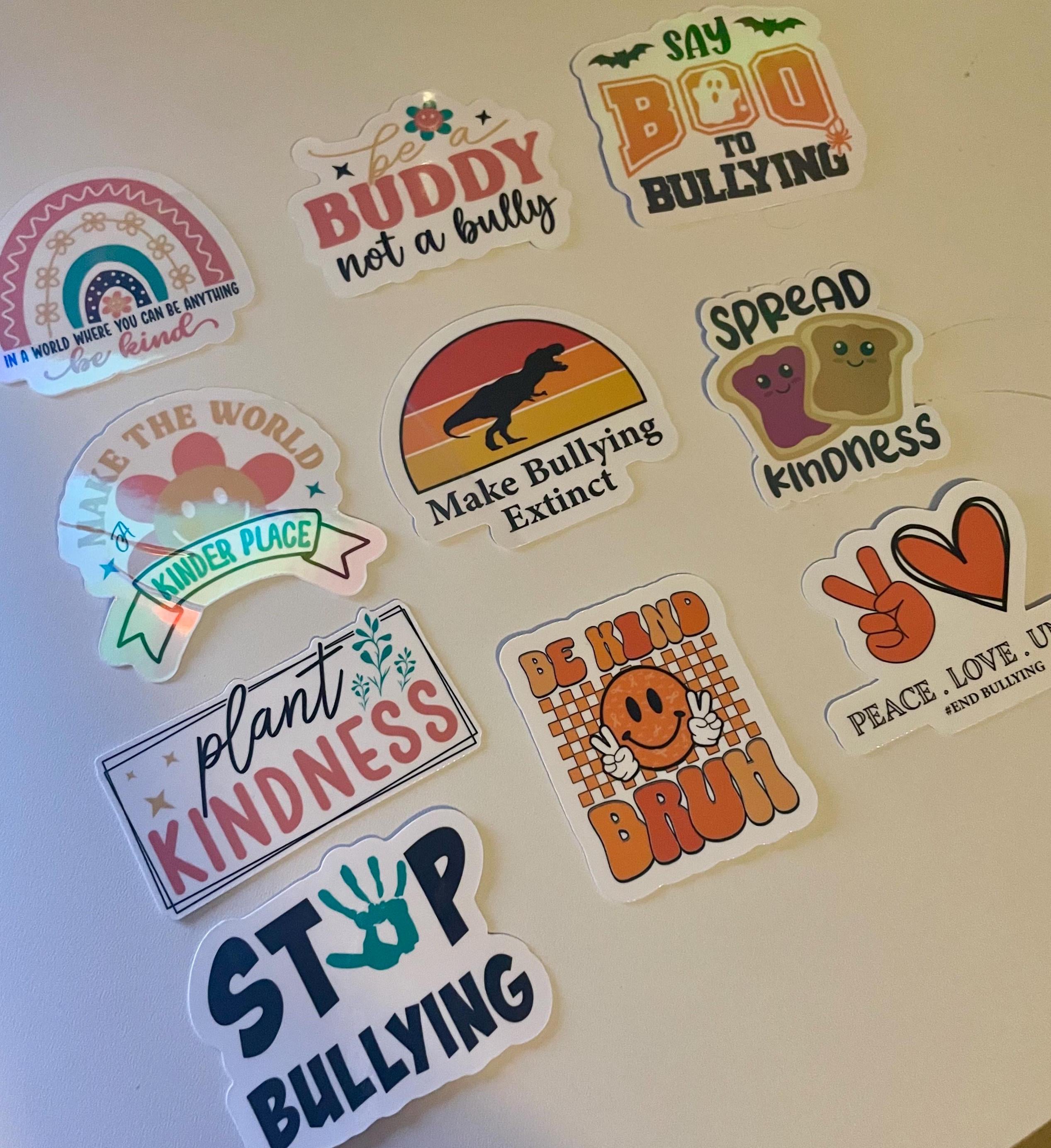 Bullying Prevention Stickers, National Bullying Prevention Month - Etsy