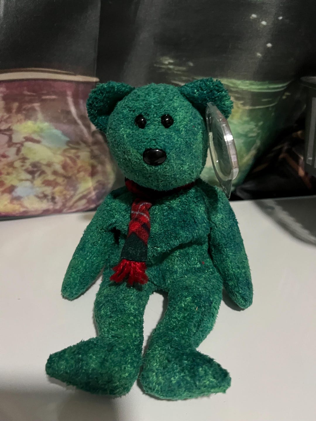 Vintage Ty Beanie Baby Wallace the Bear Mint With Tag - Etsy