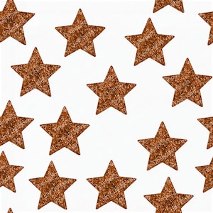 Orange Stars Glitter Seamless Pattern | Retro 70s Maximalist Design ...