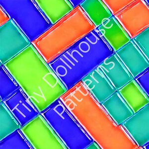 8-bit RGB Tiles Seamless Paper Bundle | Digital Patterns | Wallpaper ...