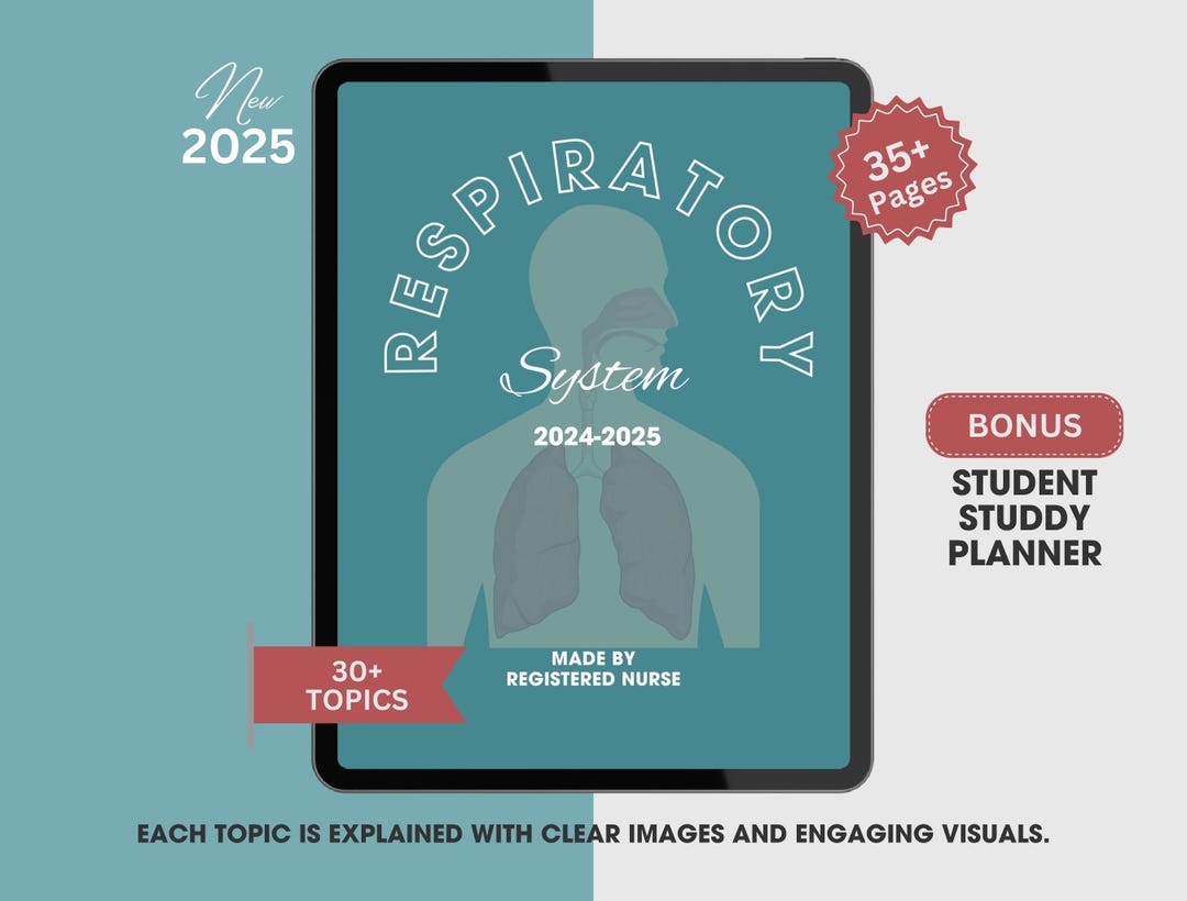 Respiratory System Notes, Respiratory Disorders, Med Surg, Nursing ...