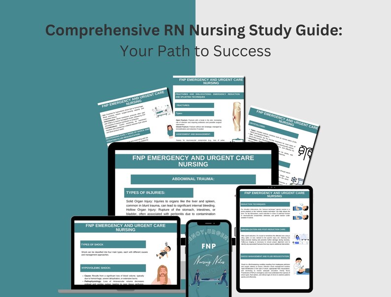 FNP Emergency Urgent Care Nursing Notes, FNP Mental Health Notes, FNP ...