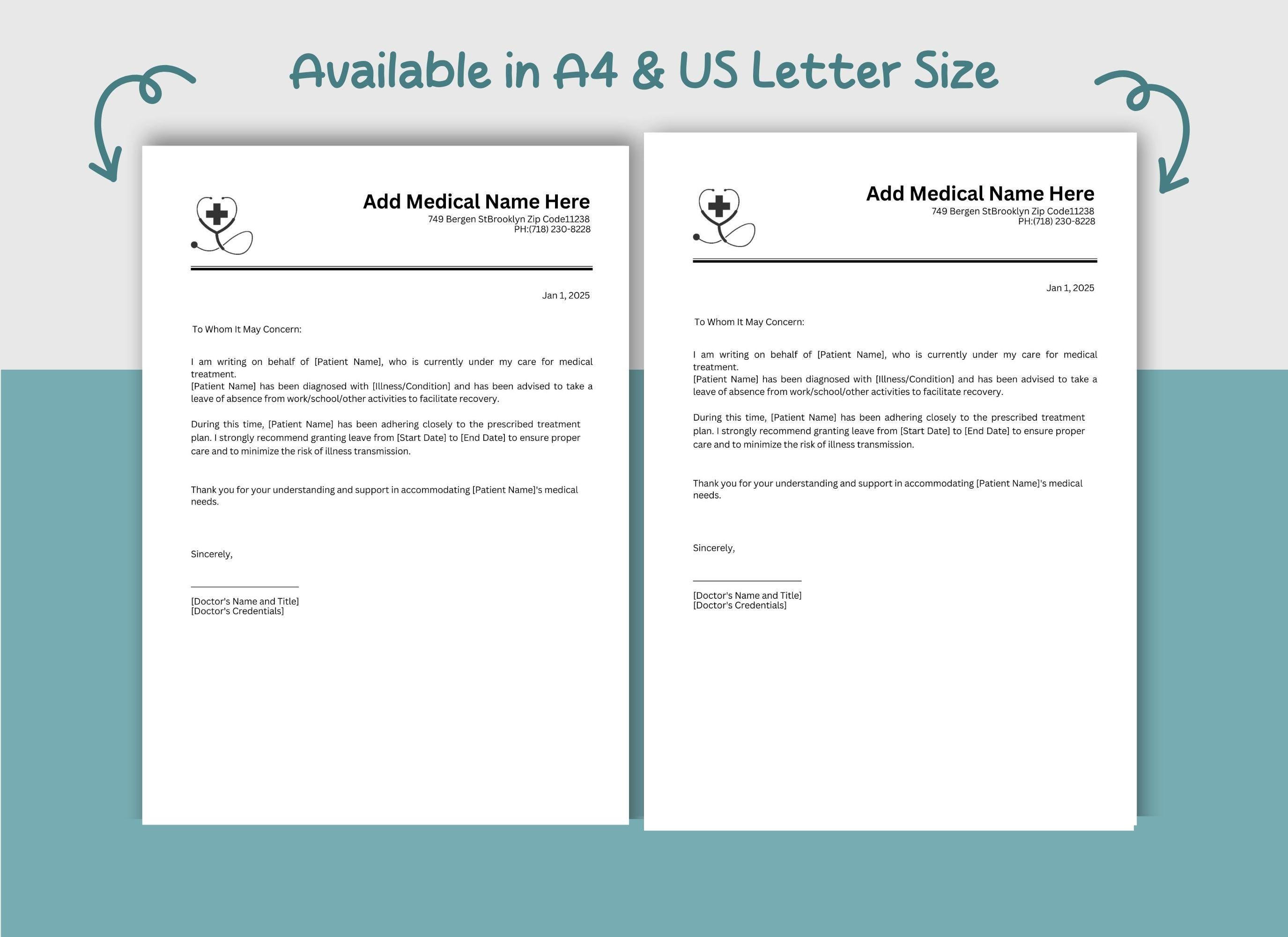 Editable Urgent Care Doctor Note, Doctor Excuse Note Template, Notes ...