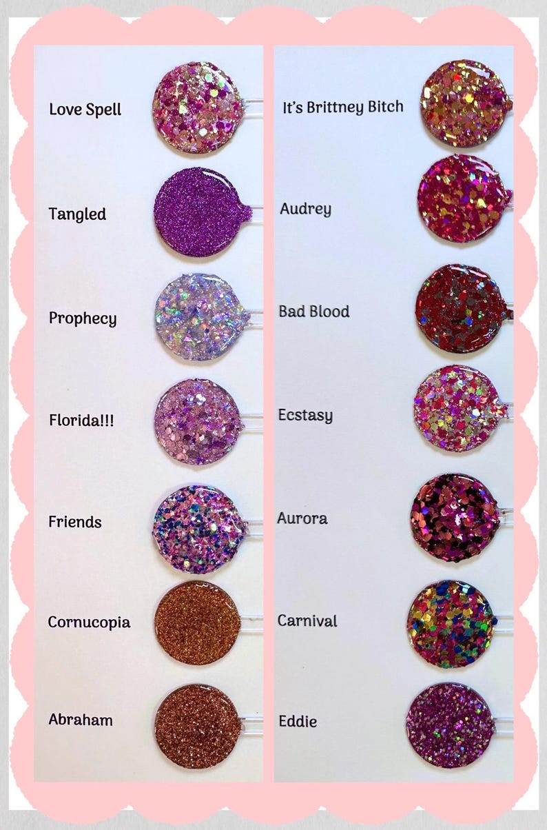 NSFW Glitter Days of the Week Pens - Etsy