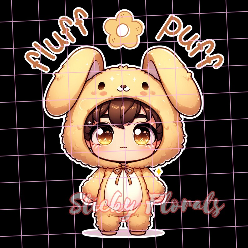 Chibi Character, Chibi Png, Cute Chibi Png, Yellow Chibi Instant ...