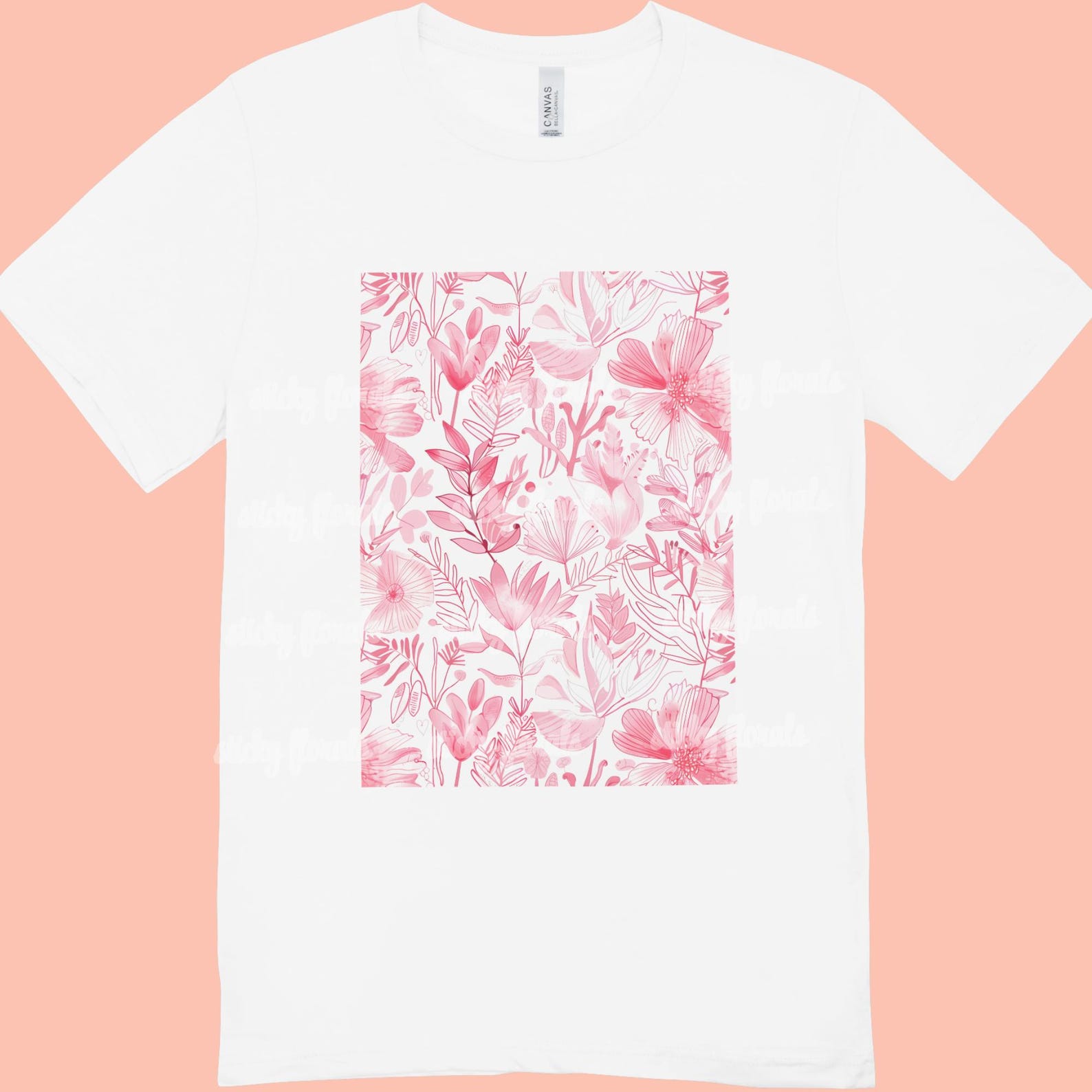 Pink Floral Print Pink PNG Wallpaper Pink Pattern Pink Flower Print ...