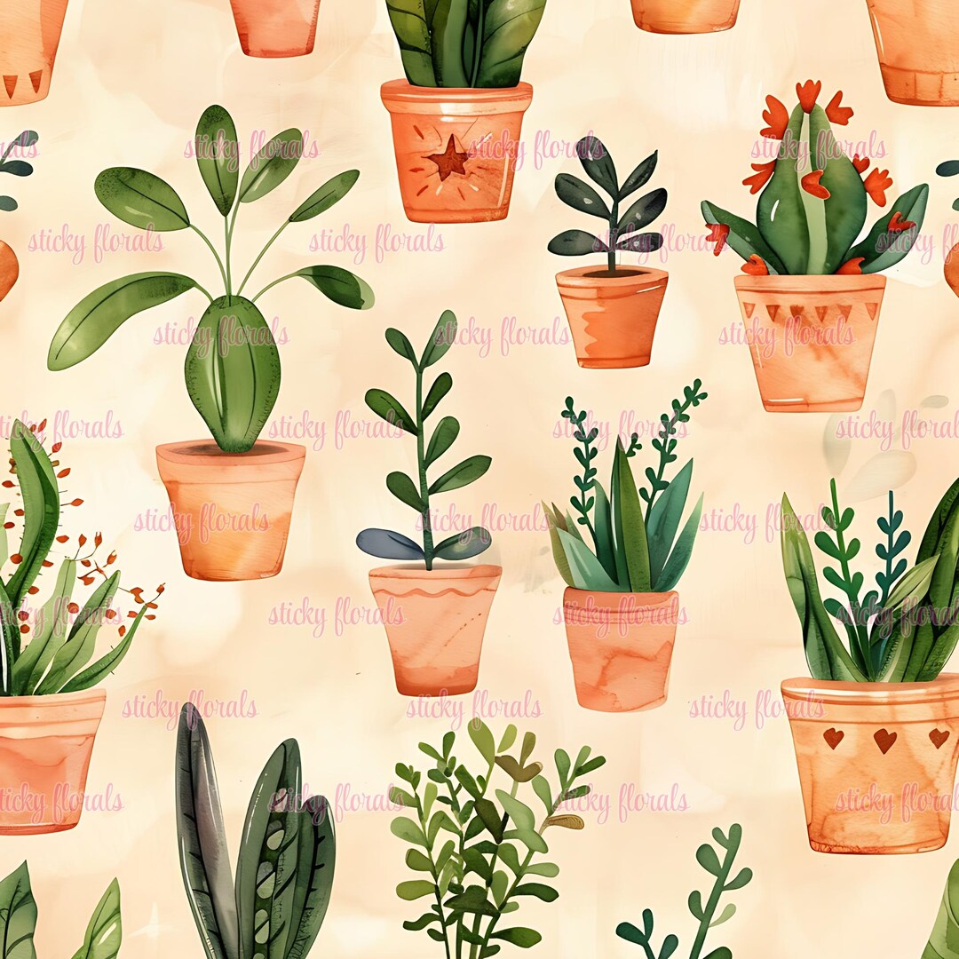 Digital Plant Digital Download Print Plants Printable Art Plants ...