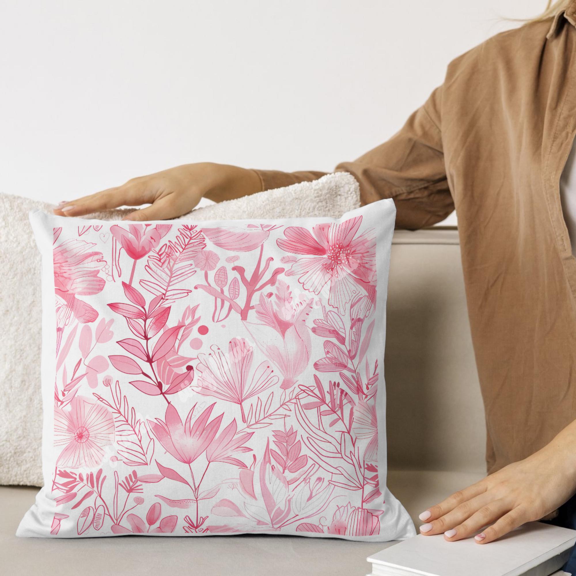 Pink Floral Print Pink PNG Wallpaper Pink Pattern Pink Flower Print ...