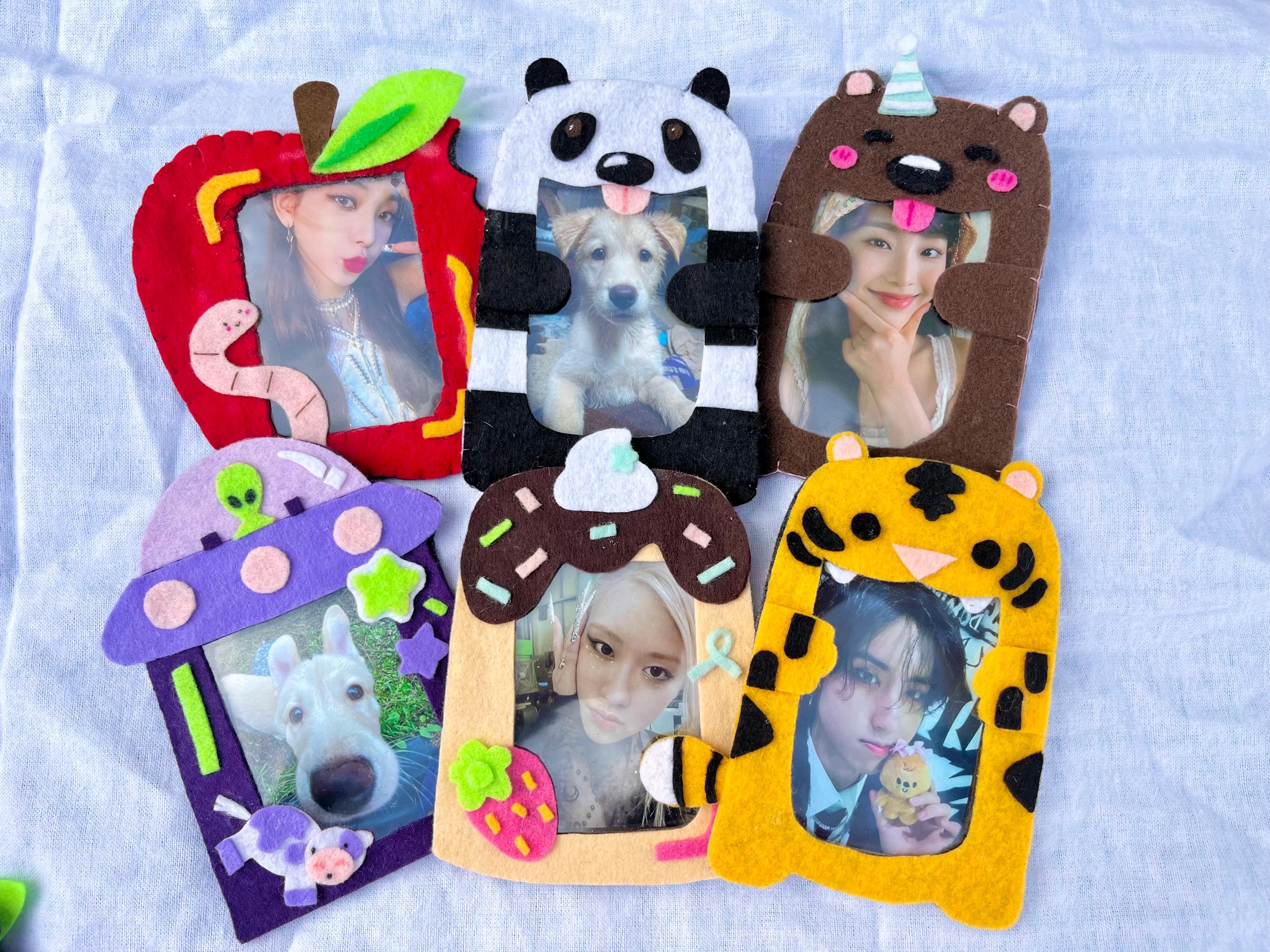 UFO Photocard Holder - Handmade Alien Spaceship Decorative Felt Photo ...