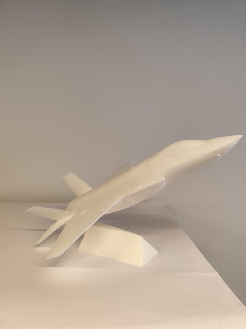 F-35 Fighter Jet 3D Printed Model With Stand – Detailed Aircraft ...