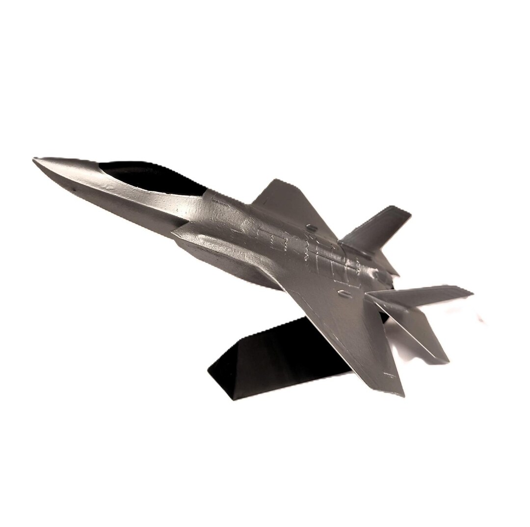 F-35 Fighter Jet 3D Printed Model With Stand – Detailed Aircraft ...