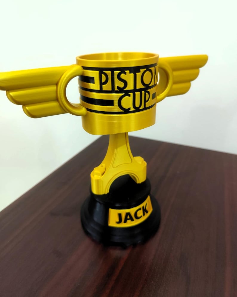 Personalized Piston Cup Trophy: Cars Movie Inspired Racing Award - Etsy
