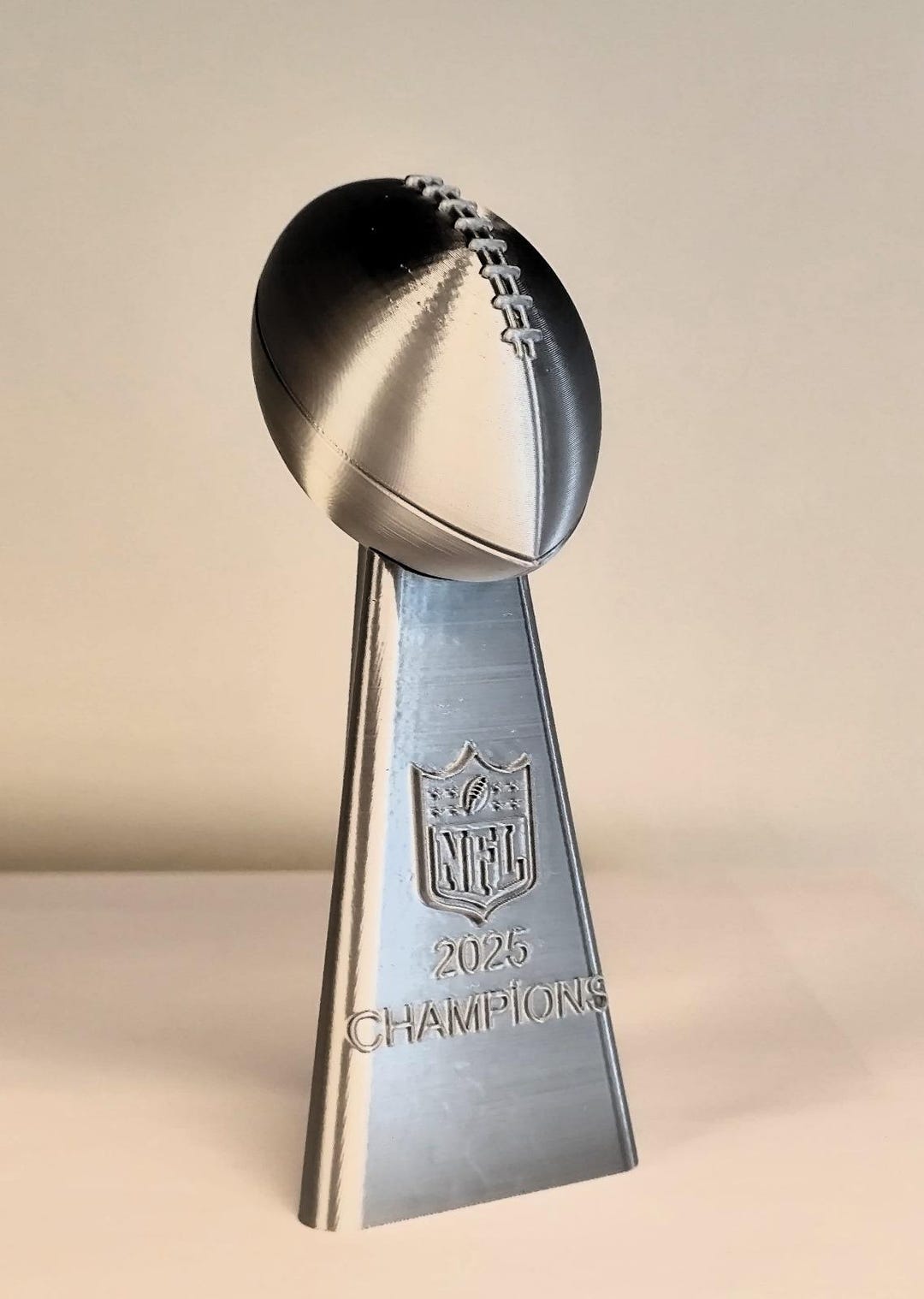 Custom Fantasy Football Trophy: Lombardi Replica, Gold/silver/bronze - Etsy