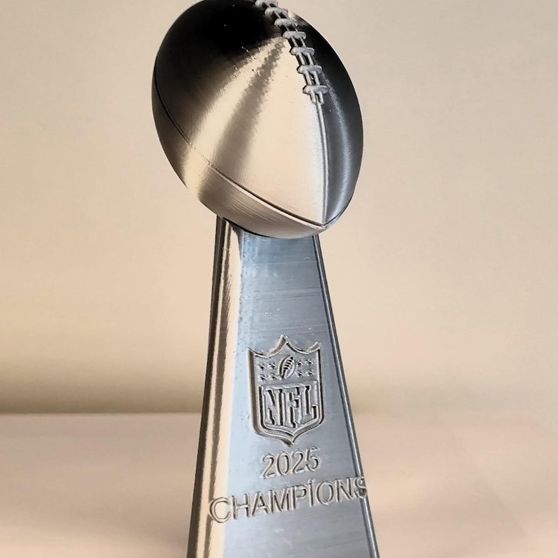 Super Bowl Trophy Replica - Etsy