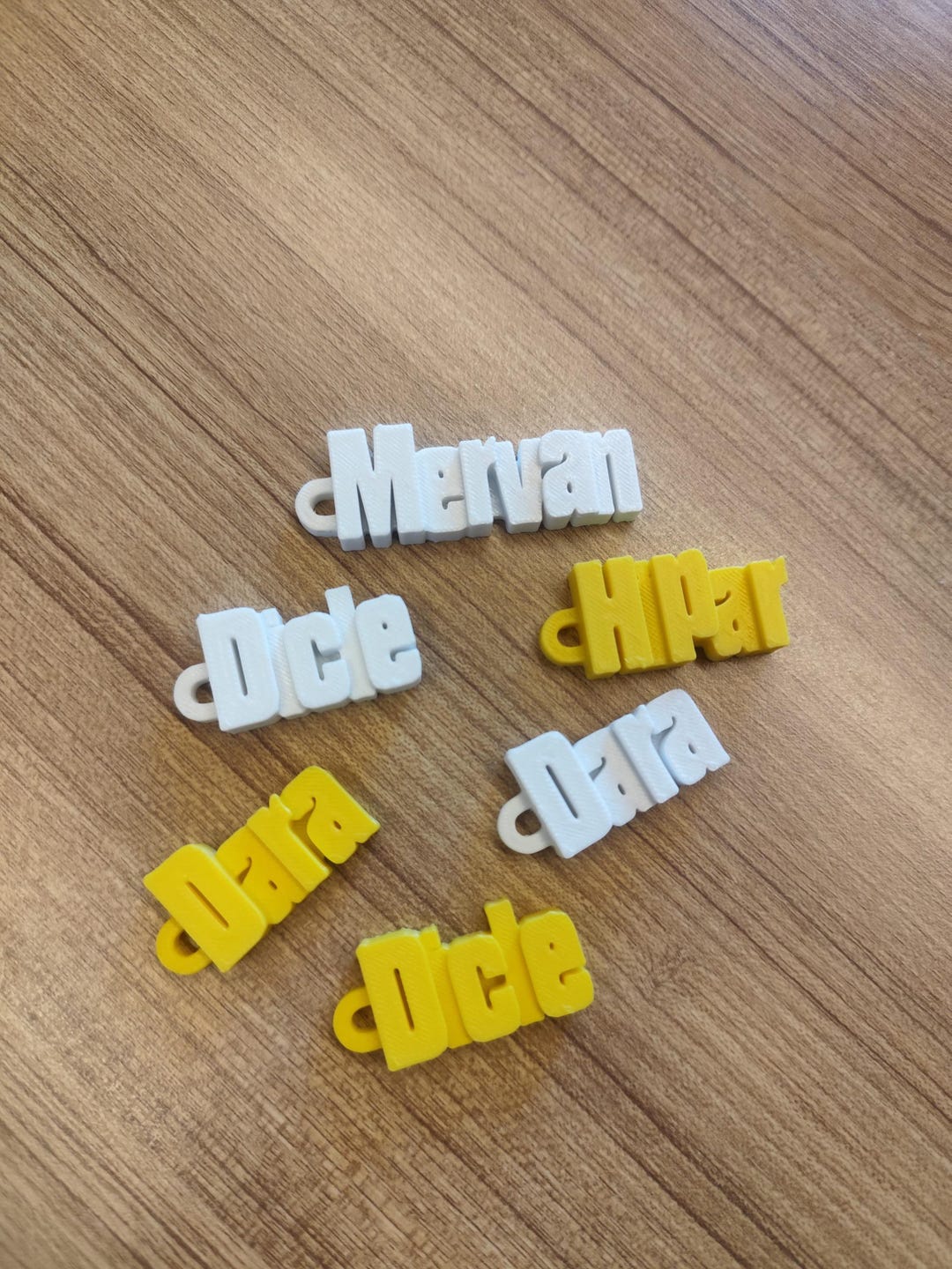 Keychain Personalized 3D Printed Name Tags,custom Name Keychain ...