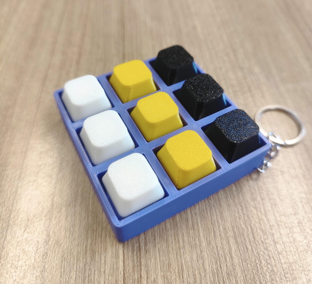 Custom Mechanical Switch Fidget Pad – 3x3 Clicky Keys, ASMR Keyboard ...