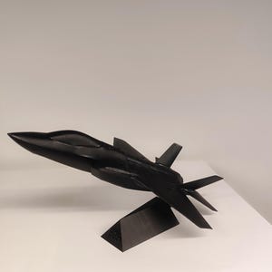 F-35 Fighter Jet 3D Printed Model With Stand – Detailed Aircraft ...