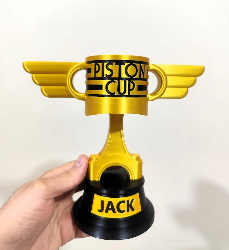 Personalized Piston Cup Trophy: Cars Movie Inspired Racing Award - Etsy