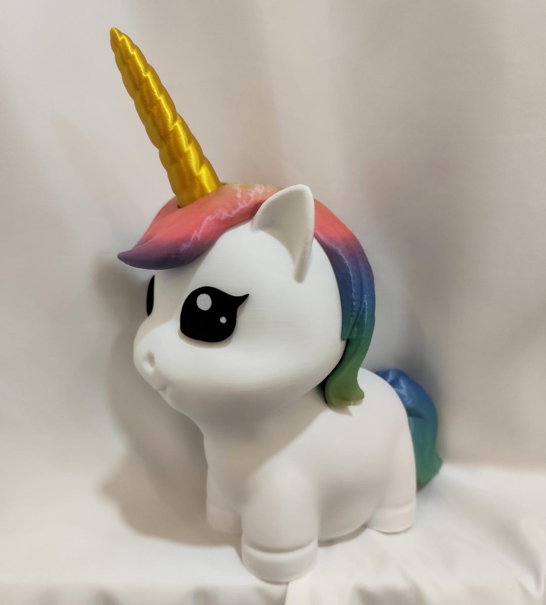 Rainbow Unicorn Piggy Bank: 3D Printed Coin Bank With Secret Stash - Etsy
