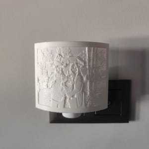 Custom Lithophane Night Light, Personalized 3D Printed Photo Lamp for ...