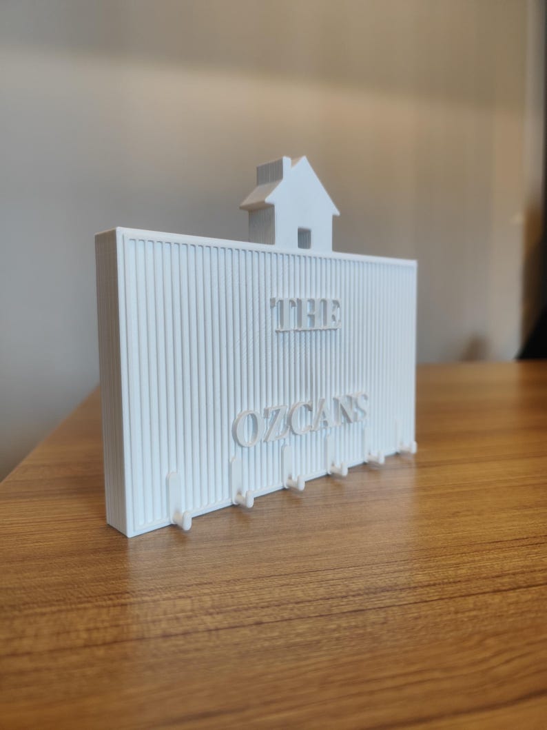 Personalized Family Name Keyholder – Customizable 3D Printable Digital ...