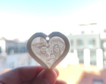 Custom Lithophane Photo, Personalized 3D Printed Keepsake - Etsy