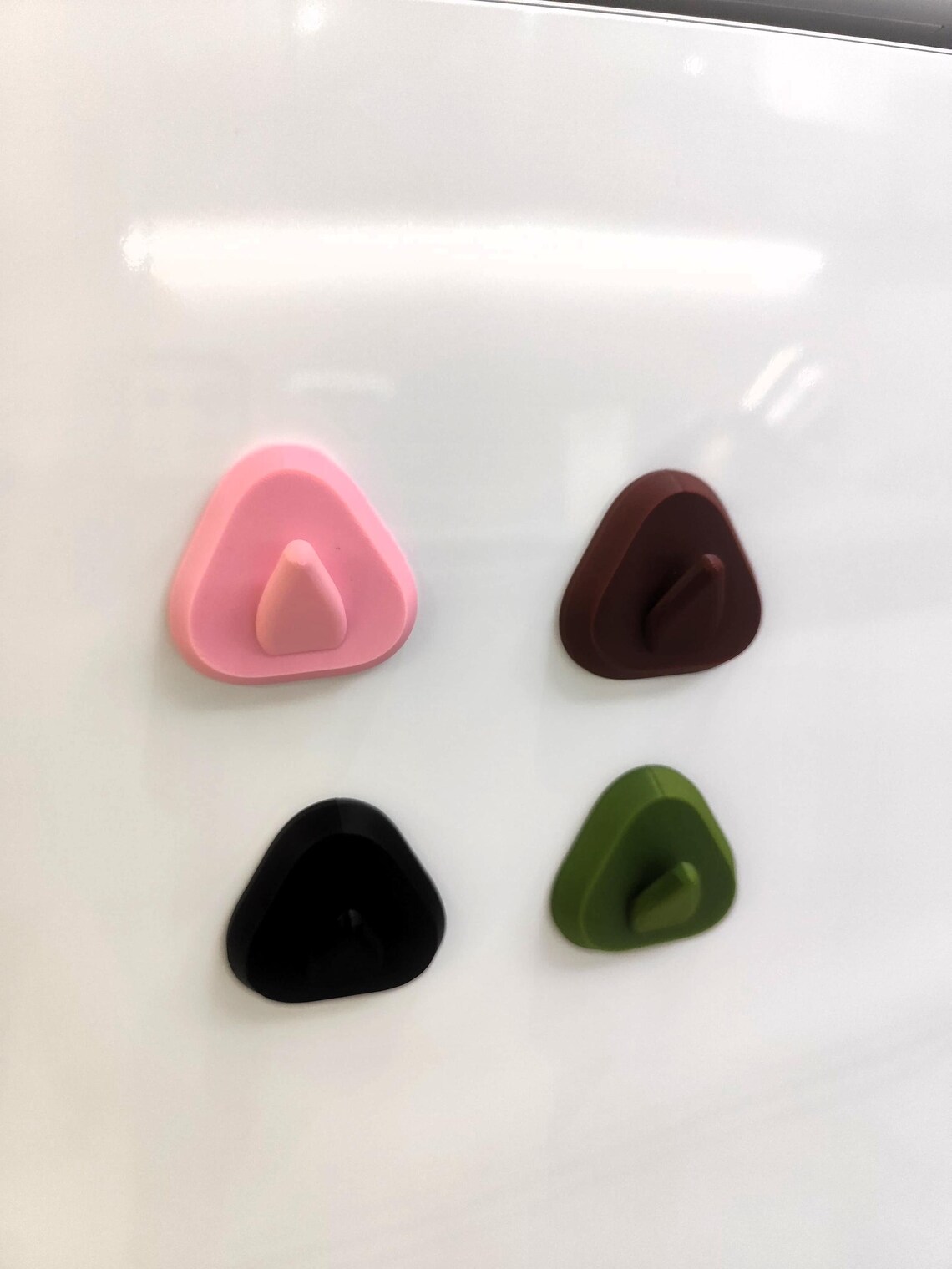 Colorful 3D Printed Magnetic Hooks: Set of 2, Kitchen & Office - Etsy