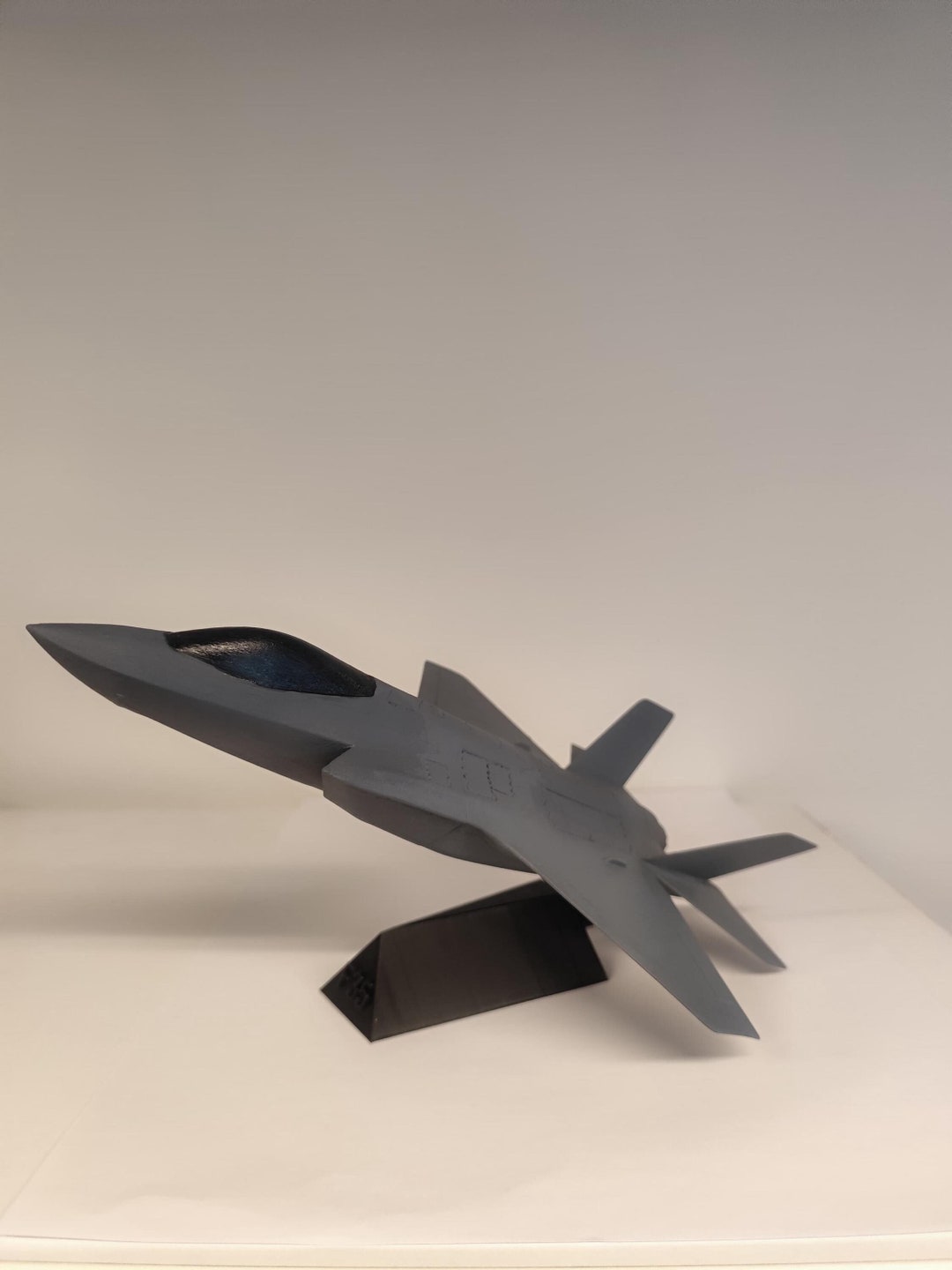 F-35 Fighter Jet 3D Printed Model With Stand Detailed Aircraft Display ...