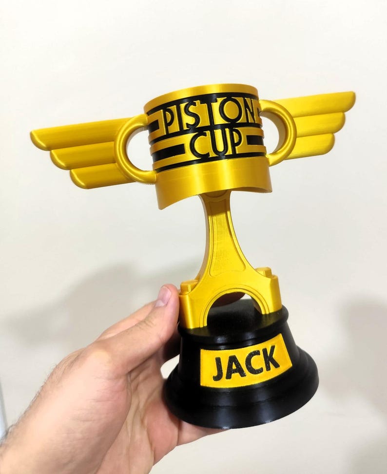 Personalized Piston Cup Trophy: Cars Movie Inspired Racing Award - Etsy