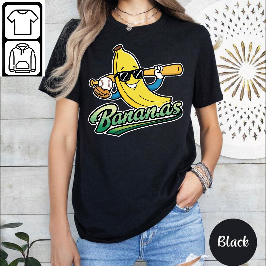 Funny Let's Go Bananas Cute Banana Tshirt, Bananas Shirt Cute Banana ...