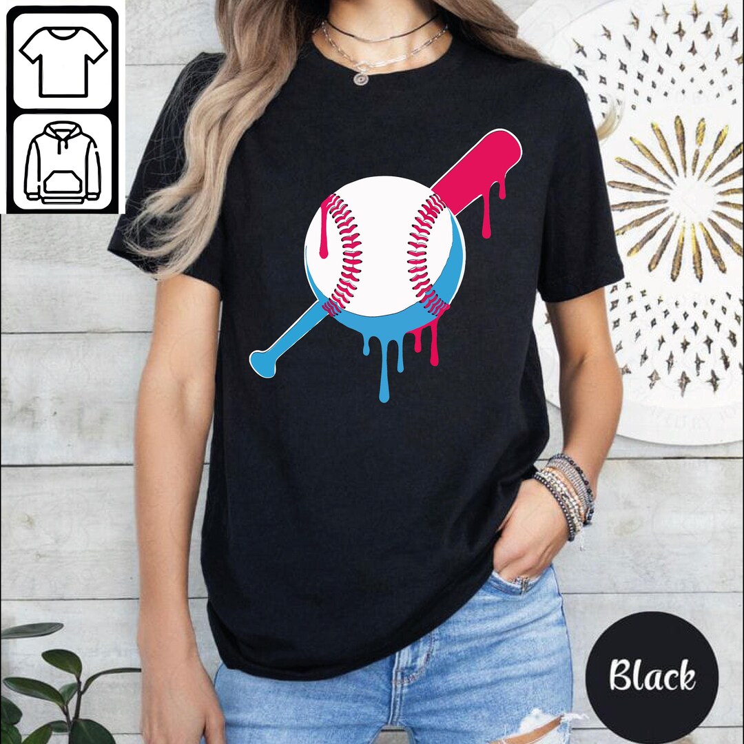 Baseball Bat With Sprinkles Drip Tshirt, Sprinkles Paired Cool Sport ...