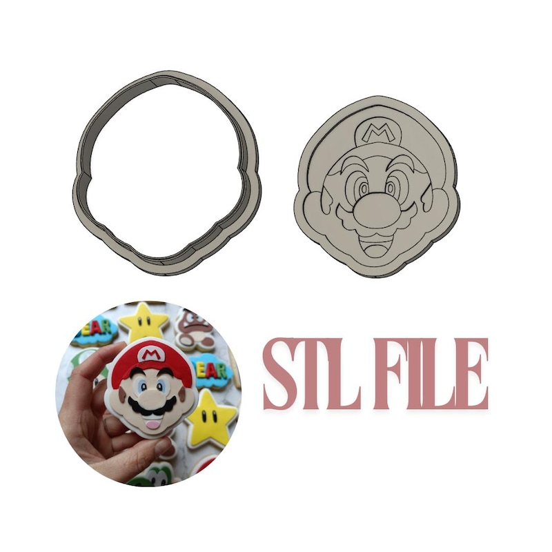 Mario Cookie Cutter - Etsy