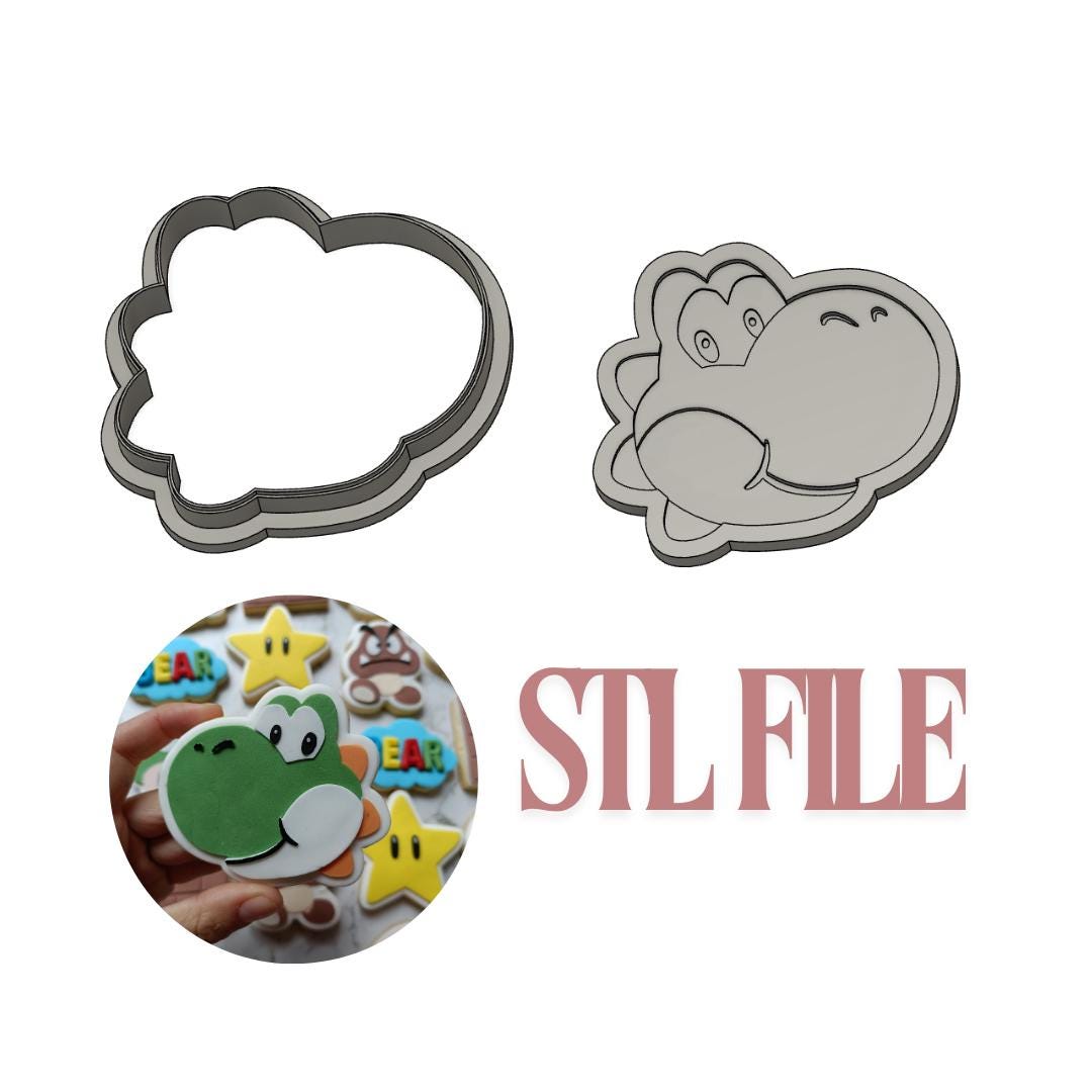 Yoshi Cookie Cutter STL File - Etsy