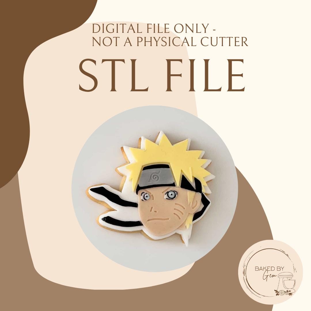 Ninja Face Debosser and Cookie Cutter STL File - Etsy