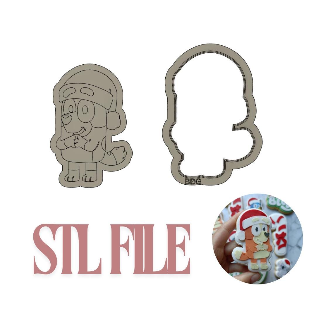 Bingo Christmas Cookie Cutter and Debosser STL File - Etsy