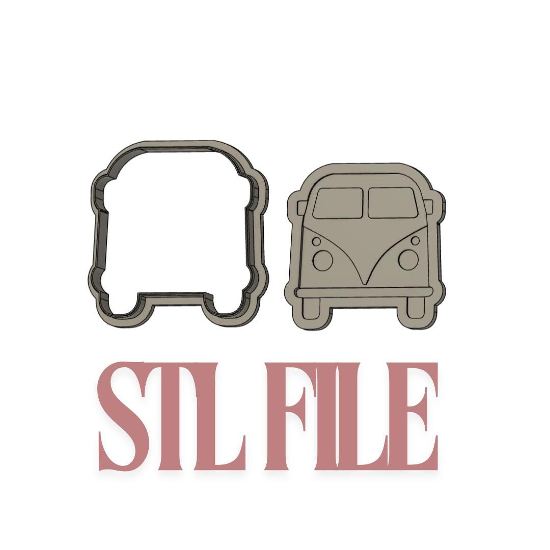 Kombi Van Cookie Cutter STL File - Etsy