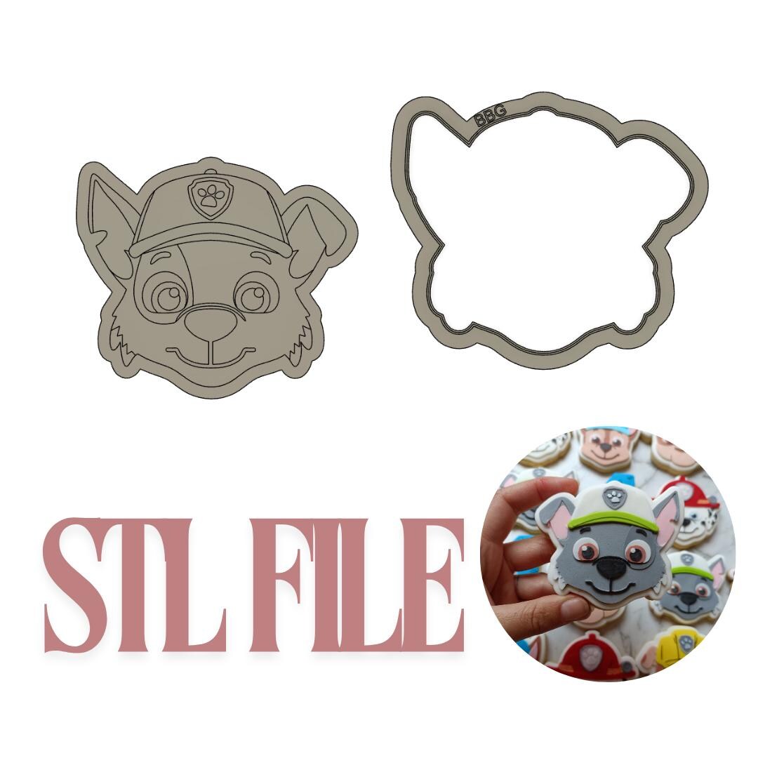 Recycling Pup Cookie Cutter and Debosser STL File - Etsy