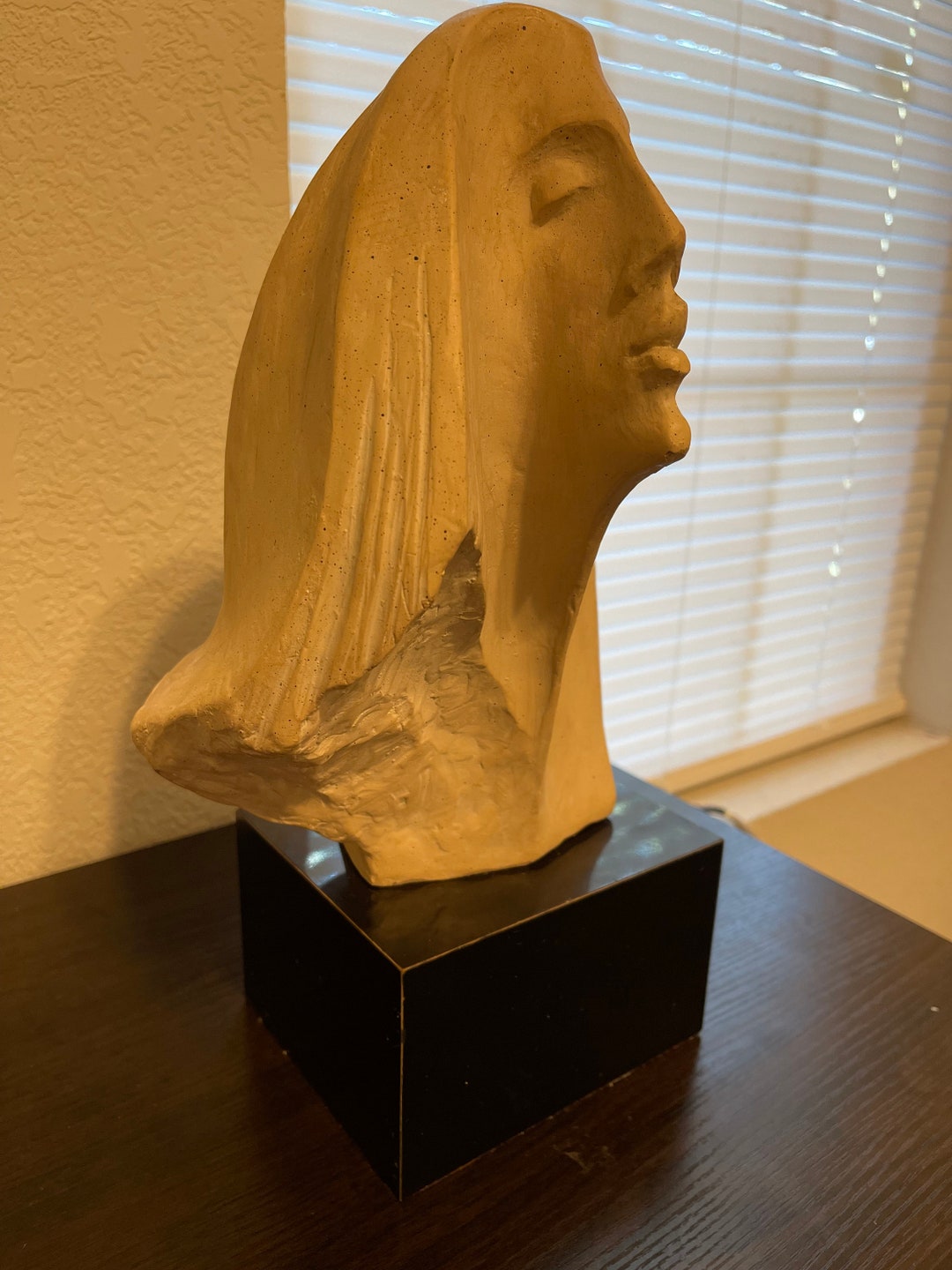 Stargazer Sculpture of a Woman's Head by David Fisher for Austin Prod ...