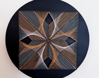 Galactic Mandala String Art Sacred Geometry Home Decor - Etsy